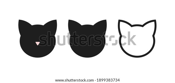 12,297 Cat Ears Silhouette Images, Stock Photos & Vectors | Shutterstock