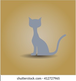 Cat Icon Symbol Stock Vector (Royalty Free) 412727965 | Shutterstock