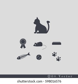 Cat Icon Symbol Stock Vector (Royalty Free) 436629046