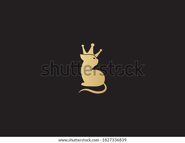 Cat King Logo Design Cat Icon Stock Vector (Royalty Free) 1827336839 ...