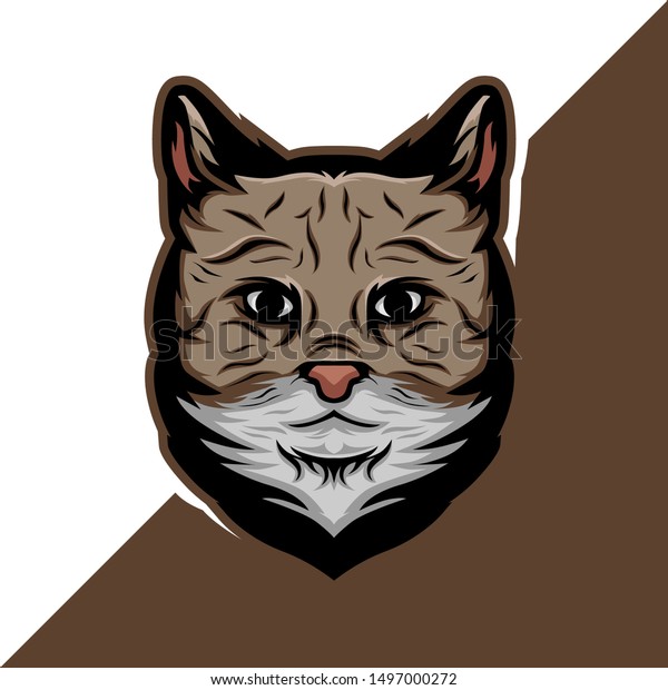Cat Logo Wallpaper Logo: เวกเตอร์สต็อก (ปลอดค่าลิขสิทธิ์) 1497000272 ...