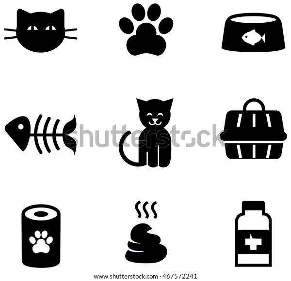 Cat symbols icons