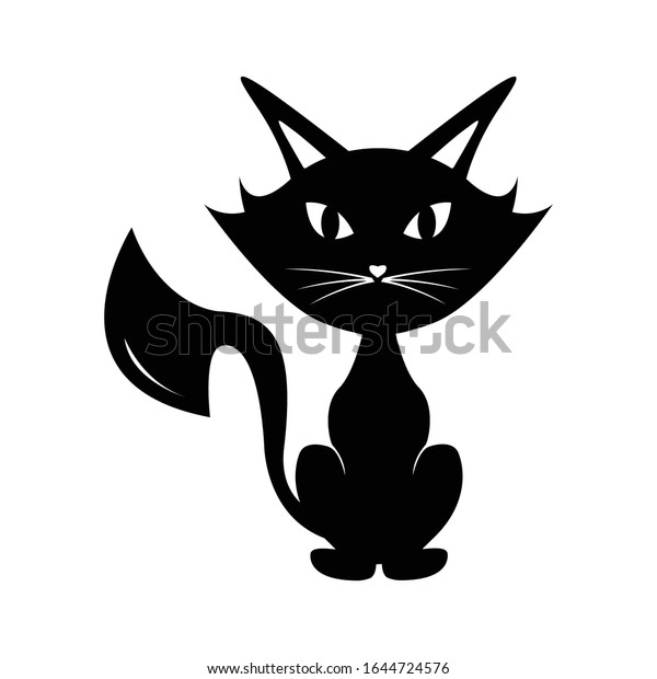 Cat Vector File Instant Download Printable Stock Vector (Royalty Free ...