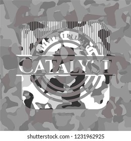Catalyst On Grey Camo Texture Stock Vector (Royalty Free) 1231962925 ...
