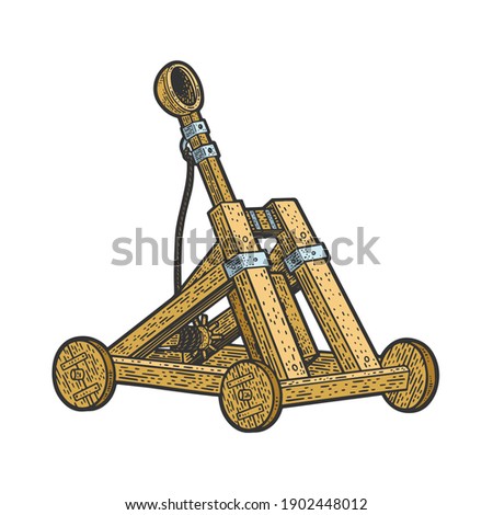 Catapult Drawing | Free download on ClipArtMag
