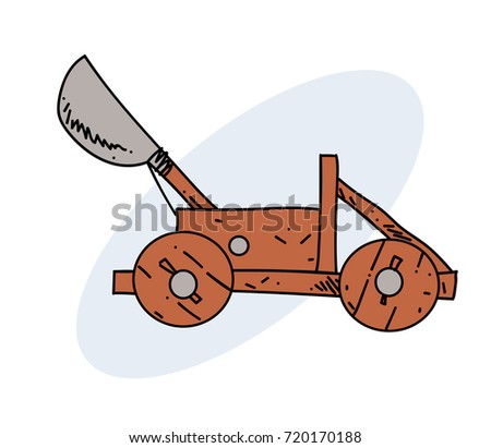 Catapult Drawing | Free download on ClipArtMag