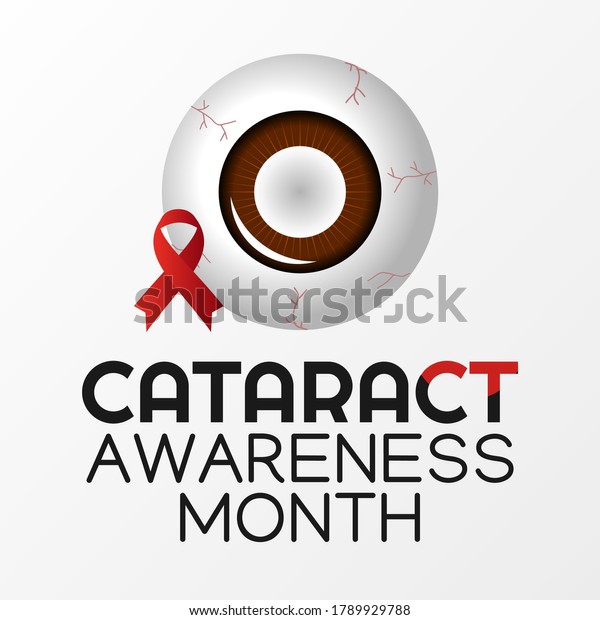 Cataract Awareness Month Vector Illustration Stock Vector (Royalty Free ...