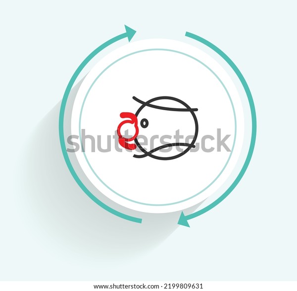 Cataract Surgery Recovery Icon Vector Design Stock Vector (Royalty Free ...