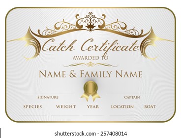 405 Fishing certificate Images, Stock Photos & Vectors | Shutterstock