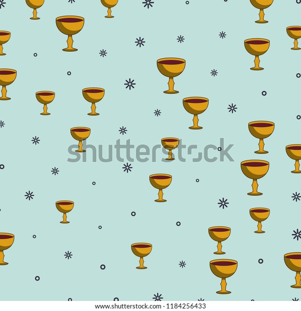 Catholic Chalice Pattern Background Stock Vector (Royalty Free ...