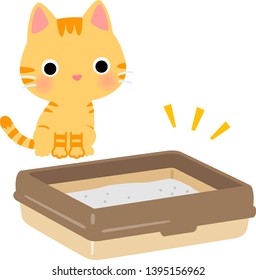 Litter box vectors Images, Stock Photos & Vectors | Shutterstock