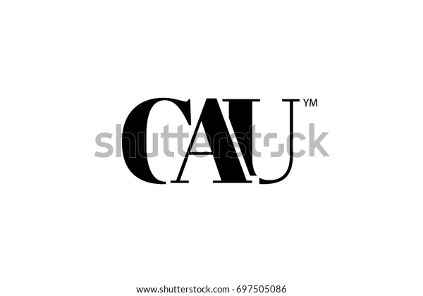Cau Logo Branding Letter Vector Graphic Stock Vector (Royalty Free ...