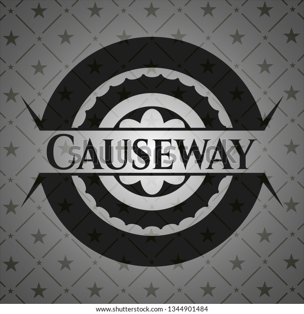 Causeway Black Badge Stock Vector (Royalty Free) 1344901484 | Shutterstock