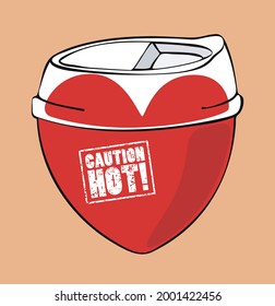 955 Caution hot coffee Images, Stock Photos & Vectors | Shutterstock