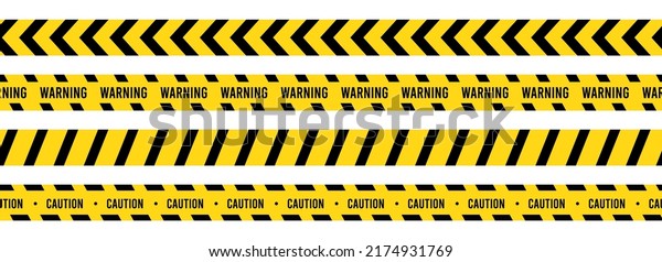 Precaución, cinta de seguridad. Cinta de: vector de stock (libre de ...