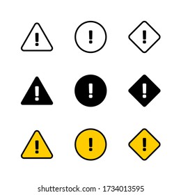 Caution Sign Icon Security Theme Infographics Stock Vector (Royalty ...