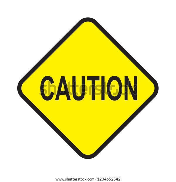 Caution Sign Icon Vector Modern Concept Stock Vector (Royalty Free ...