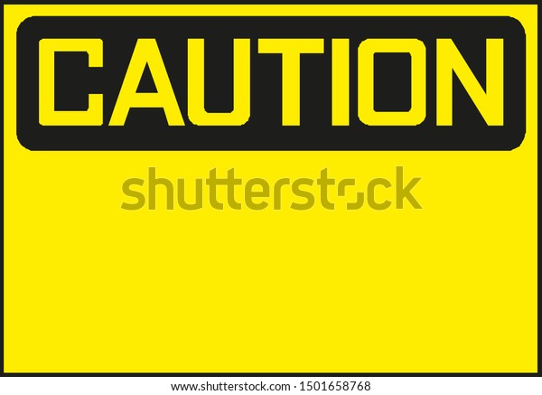 Caution Sign Symbol Vector Illustration Stock Vector (Royalty Free ...