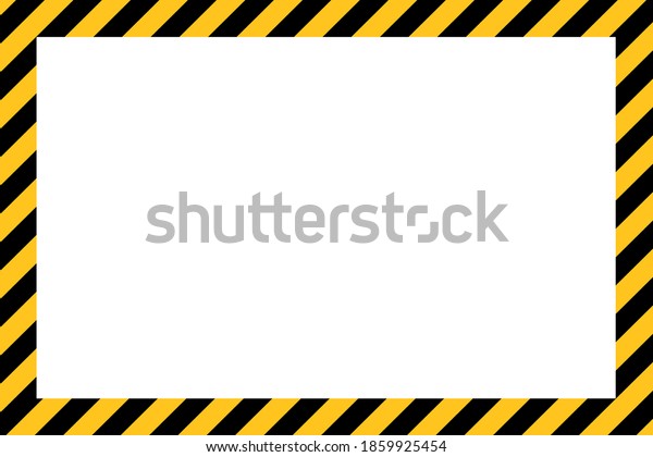 Caution Tape Border Design Clipart Image स्टॉक वेक्टर (रॉयल्टी मुक्त ...