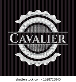 Cavalier Silver Emblem Vector Illustration Mosaic Stock Vector (Royalty ...