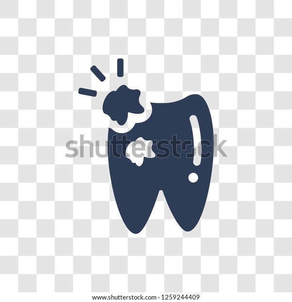 Cavities Icon Trendy Cavities Logo Concept Stock Vector (Royalty Free ...