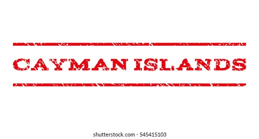 Cayman Islands Watermark Stamp Text Caption Stock Vector (Royalty Free ...