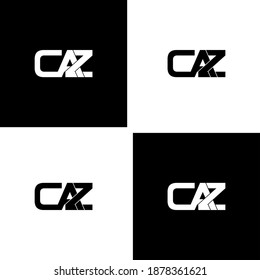 Grz Letter Original Monogram Logo Design Stock Vector (Royalty Free ...