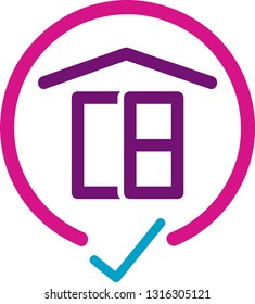 Cb Home Logo Stock Vector (Royalty Free) 1316305121 | Shutterstock