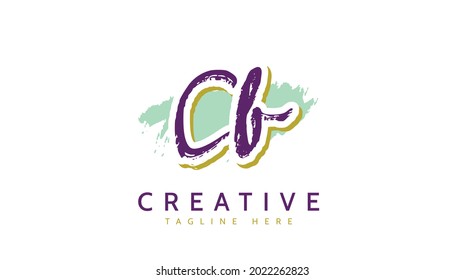 Cb Initials Handwriting Logo Vector Stock Vector (Royalty Free ...