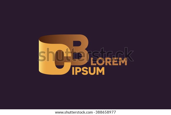 Cb Letters Logo C B Letters Stock Vector (Royalty Free) 388658977 ...