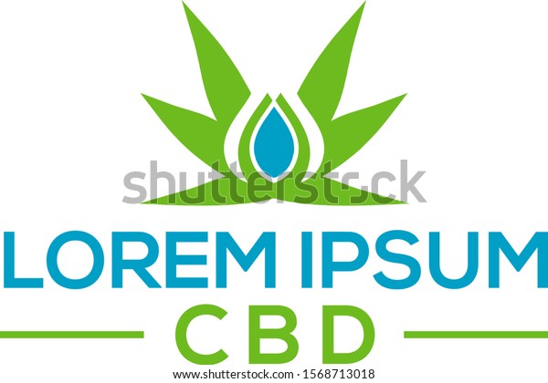 Cbd Oil Logo Vectors Design Template Stock Vector (Royalty Free ...