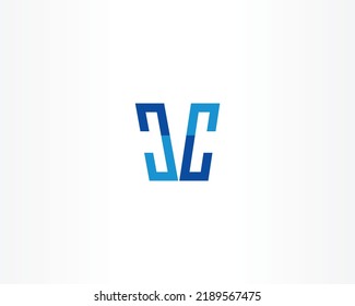 Cc Blue Concept Logo Design Icon Stock Vector (Royalty Free) 2189567475 ...