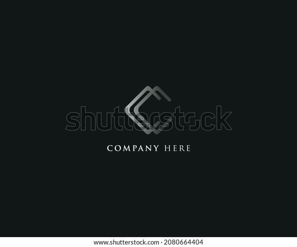 Cc Letter Logo Design Template Stock Vector (Royalty Free) 2080664404 ...