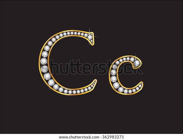 Cc Stunning Diamond Precious Round Jewels Stock Vector (Royalty Free ...