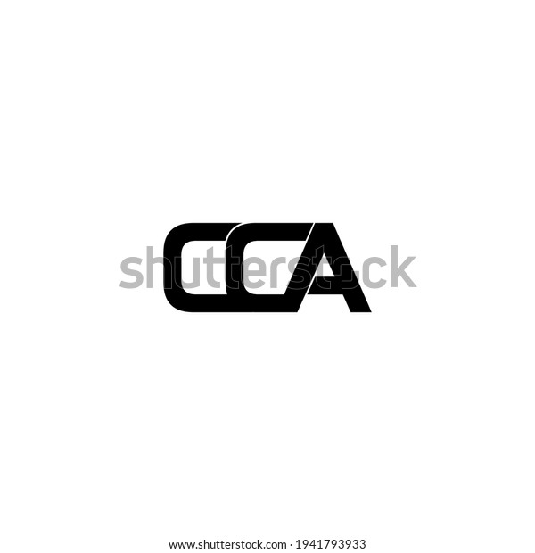 Cca Letter Original Monogram Logo Design Stock Vector (Royalty Free ...