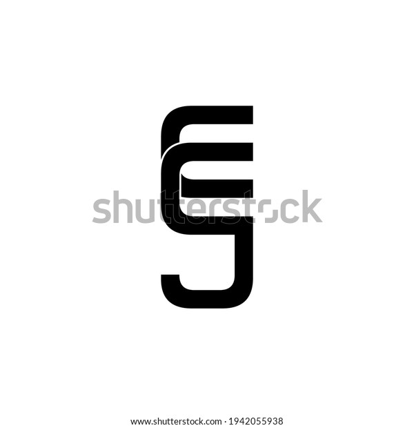 Ccj Letter Original Monogram Logo Design Stock Vector (Royalty Free ...