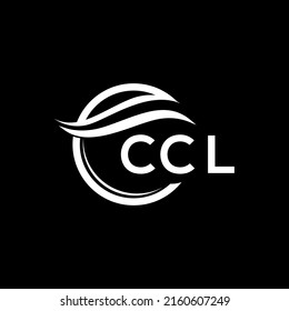 Ccl Letter Logo Design On Black Stock Vector (Royalty Free) 2160607249 ...