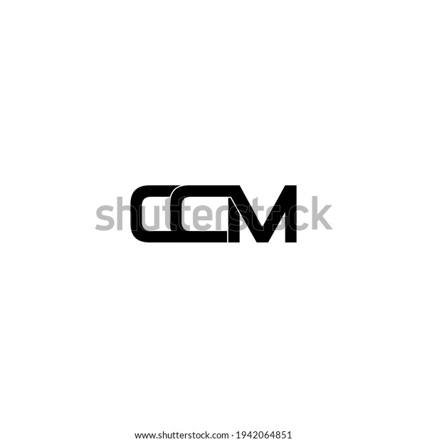 Ccm Letter Original Monogram Logo Design Stock Vector (Royalty Free ...