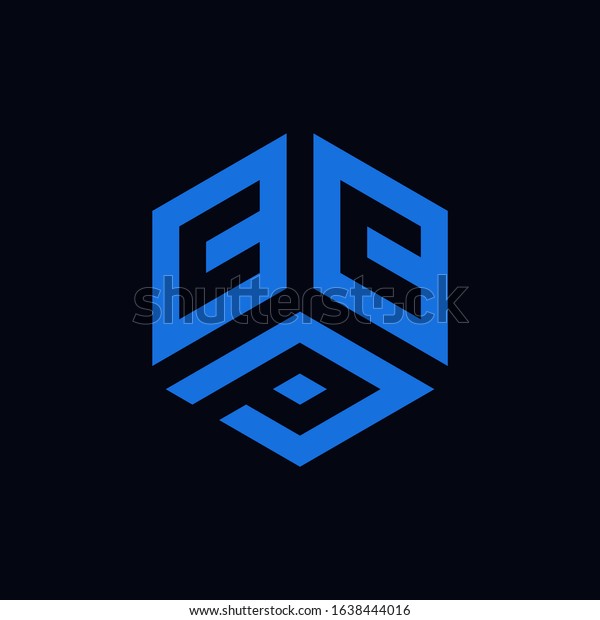 Ccp Monogram Logo Konsep Icon Template Stock Vector (Royalty Free ...