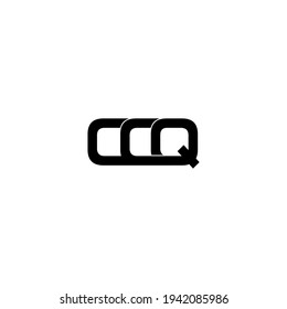 Ccq Letter Original Monogram Logo Design Stock Vector (Royalty Free ...