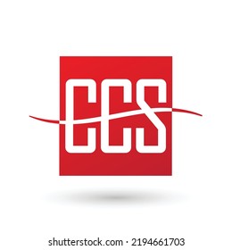 Ccs Written Logo Design Square Line Stock Vector (Royalty Free ...