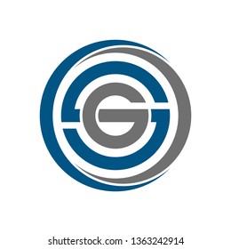 Ccsg Logo Vector Tyemplate Stock Vector (Royalty Free) 1363242914