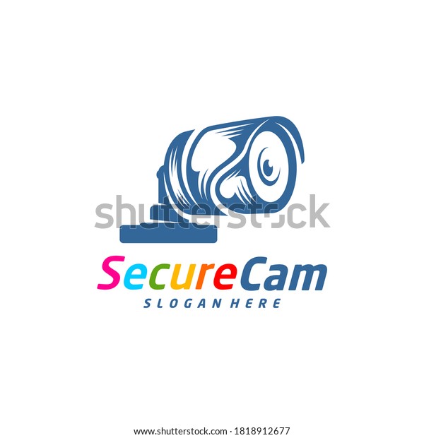 Cctv Camera Logo Design Vector Template Stock Vector (Royalty Free ...