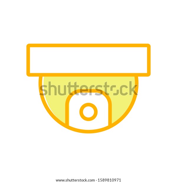 Cctv Icon Vector Trendy Colour Design Stock Vector (Royalty Free ...