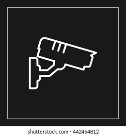Cctv Line Icon Stock Vector (Royalty Free) 442454812 | Shutterstock