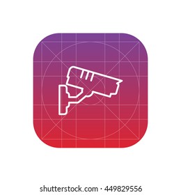 Cctv Line Icon Stock Vector (Royalty Free) 449829556 | Shutterstock