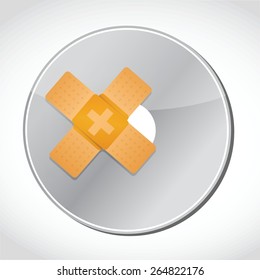 Pills Band Aid Fix Solution Concept Stock Illustration 265676486 ...