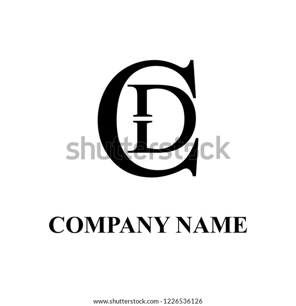 Cd Company Initial Logo Design Stok Vektör (Telifsiz) 1226536126 ...