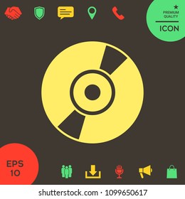 Cd Dvd Symbol Icon Stock Vector (Royalty Free) 1099650617 | Shutterstock