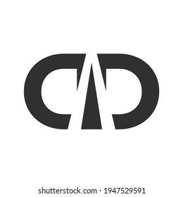 Cd Icon Logo Template Letter Cd Stock Vector (Royalty Free) 1947529591 ...